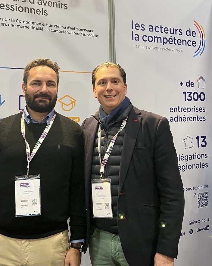 ICDL Québec avec le Président des Acteurs de la Compétence France - ICDL QUEBEC